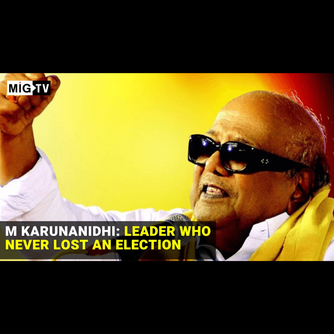 M Karunanidhi: Leader who never lost an election