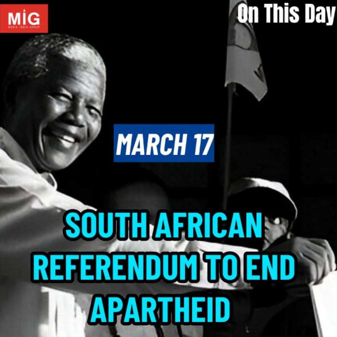 South African Referendum to End Apartheid - Media India Group